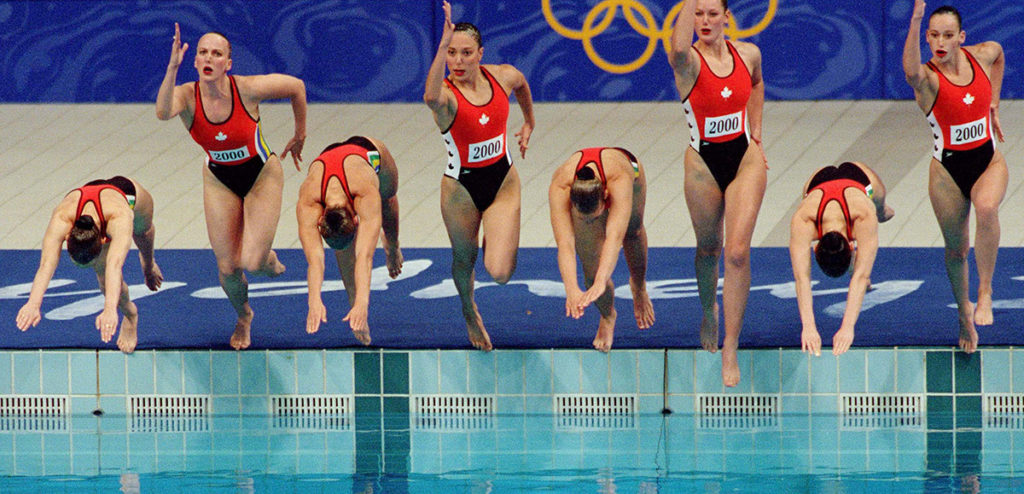 Jacinthe Taillon: From the Olympic synchro pool to frozen Olympic ice ...